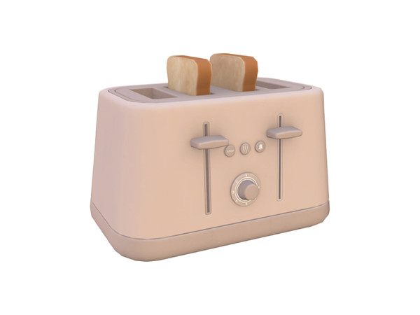 The Sims Resource | Comiko Kitchen Time Toaster DECO | Kitchen Room