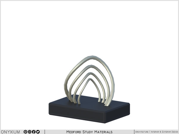 The Sims Resource | Medford Modern Curved Decor