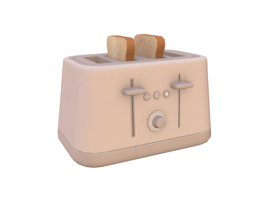 The Sims Resource | Comiko Kitchen Time Toaster DECO | Kitchen Room