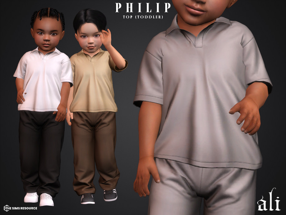 The Sims Resource | PHILIP top (toddler)