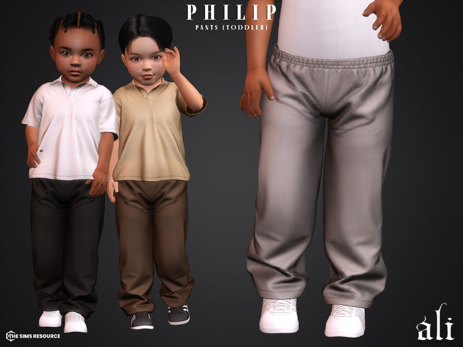 The Sims Resource | PHILIP pants (toddler)