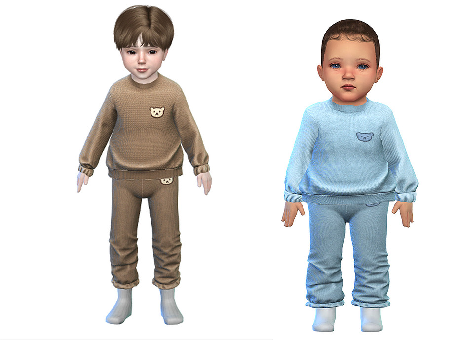 The Sims Resource | BEAR TODDLER AND INFANT SET