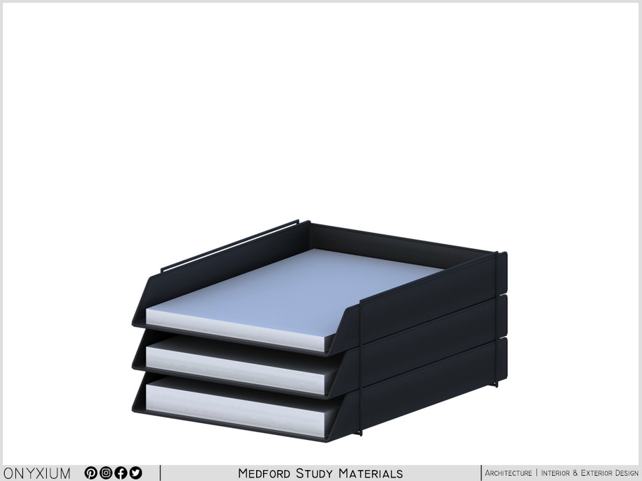 The Sims Resource | Medford A4 Document File Tray