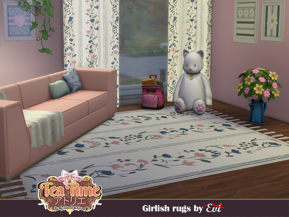 The Sims Resource | Girlish rugs