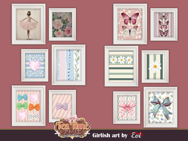 The Sims Resource | Girlish art