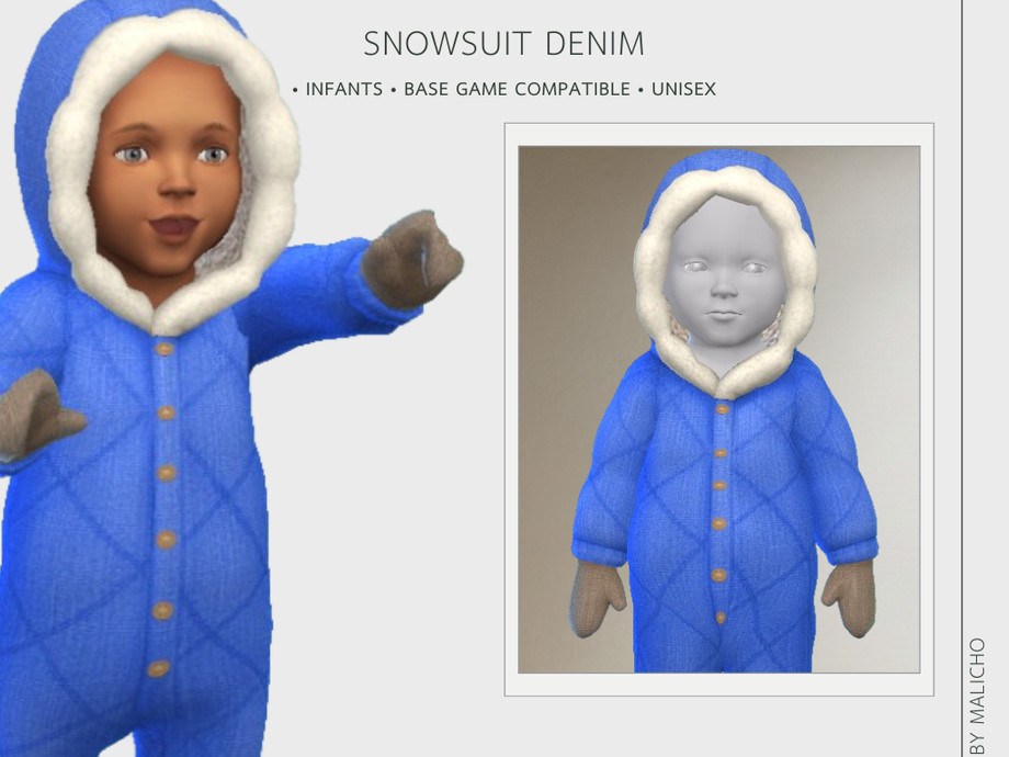 The Sims Resource | Snowsuit Denim