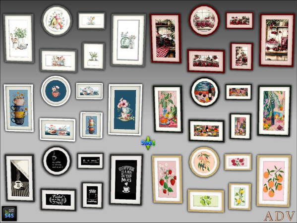 The Sims Resource | ADV_Mabra_s4PaintingSet63