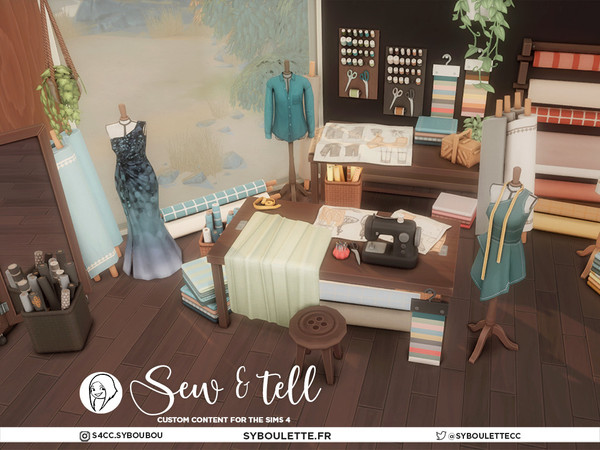 The Sims Resource | Sew & Tell - Rolls of fabric