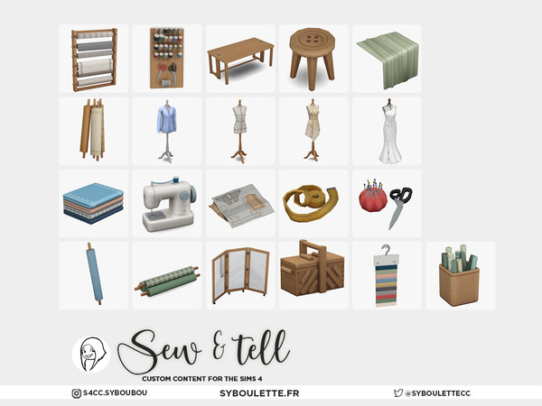 The Sims Resource | Sew & Tell - Sewing box
