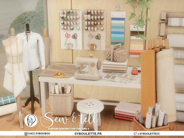 The Sims Resource | Sew & Tell - Sewing machine