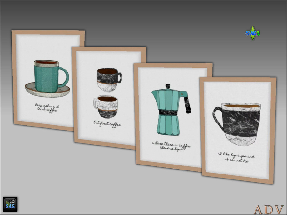 The Sims Resource | ADV_Mabra_s4PaintingSet67