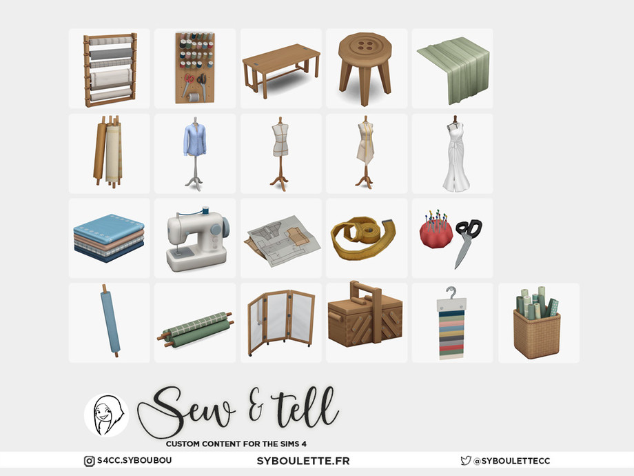 The Sims Resource | Sew & Tell - Sewing box