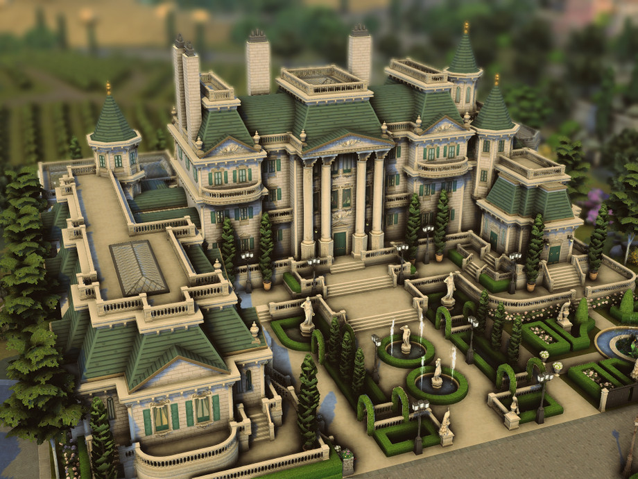 The Sims Resource | Huge Luxury Palace (NO CC)