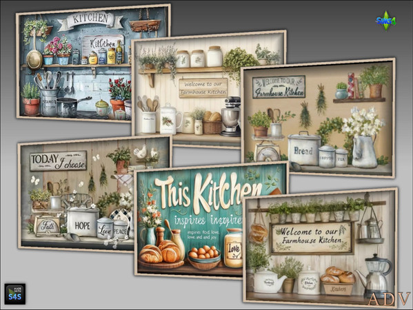 The Sims Resource | ADV_Mabra_s4PaintingSet64