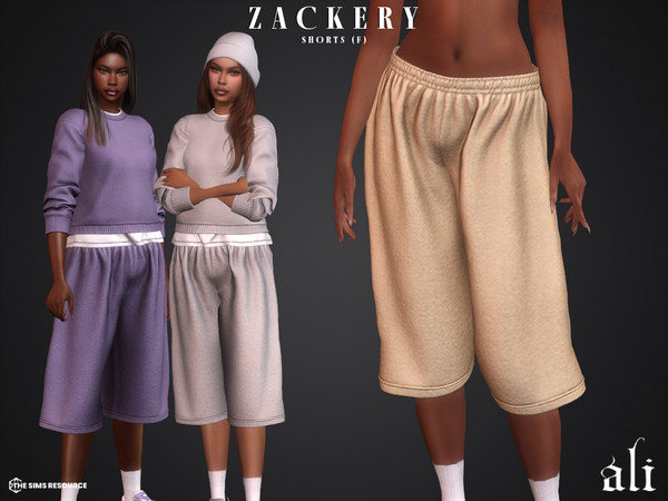 The Sims Resource | ZACKERY shorts (f)
