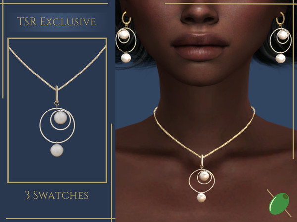 The Sims Resource | Lisa Pearl Necklace