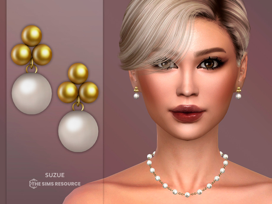 The Sims Resource | Lucy Earrings