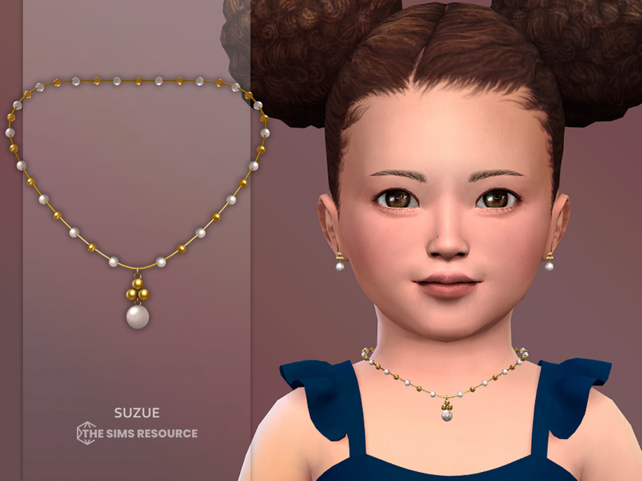 The Sims Resource | Lucy Necklace Toddler