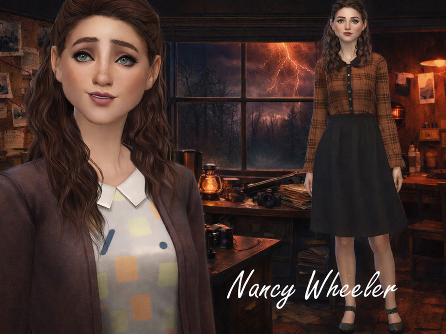 The Sims Resource | Sim Inspired by Nancy Wheeler