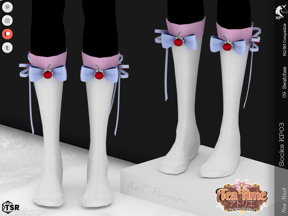 The Sims Resource | Socks KP03- Female