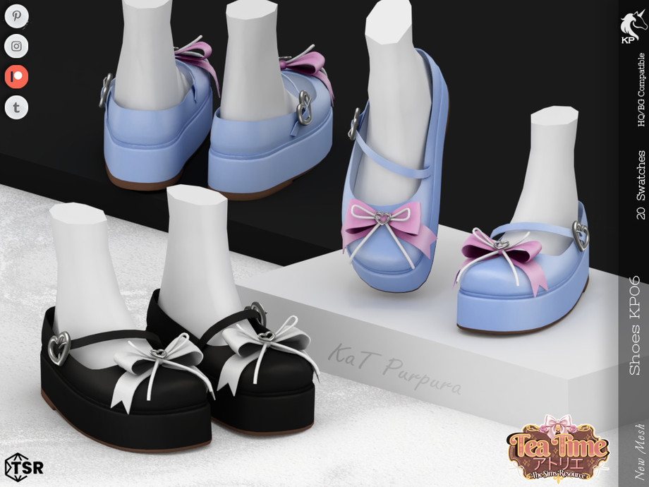 The Sims Resource | Shoes KP06- Female