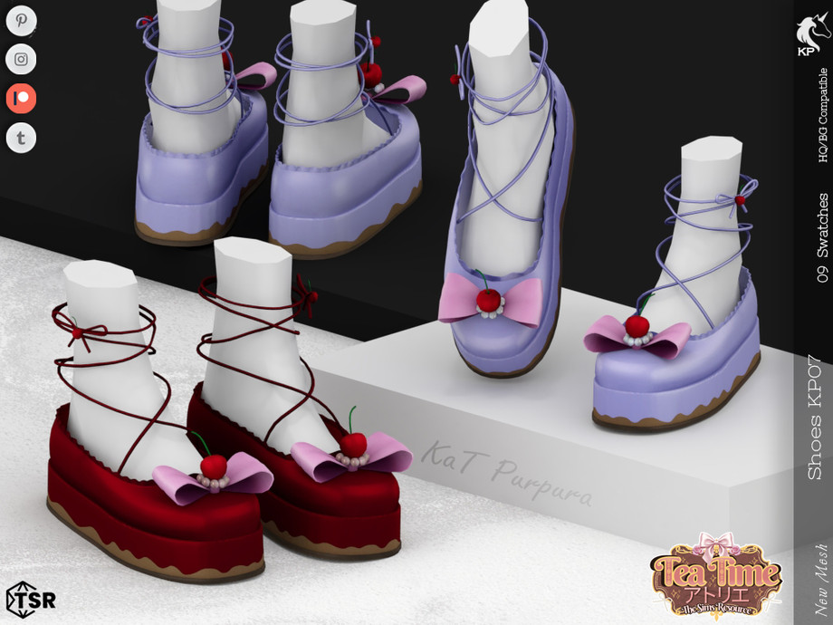 The Sims Resource | Shoes KP07- Female