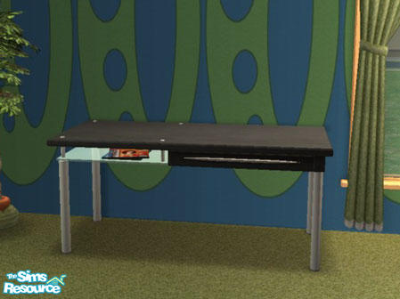 The Sims Resource | Pinewood Desk - Recolor