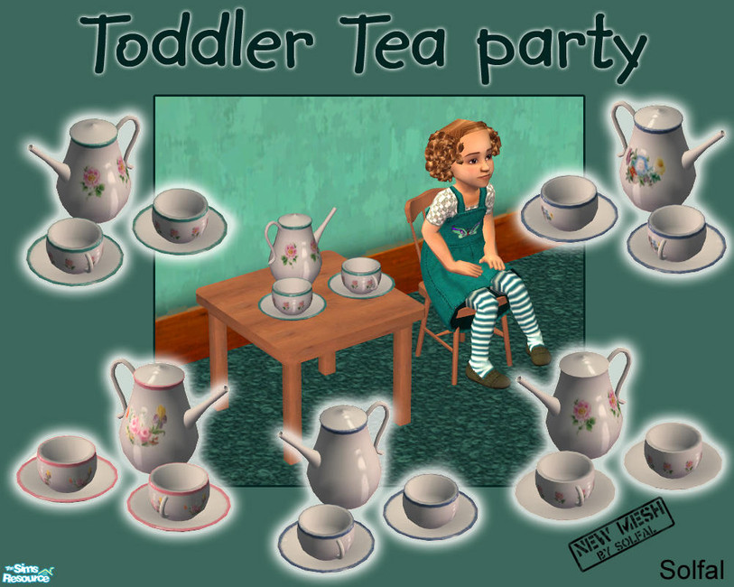 The Sims Resource - Toddler Tea Party