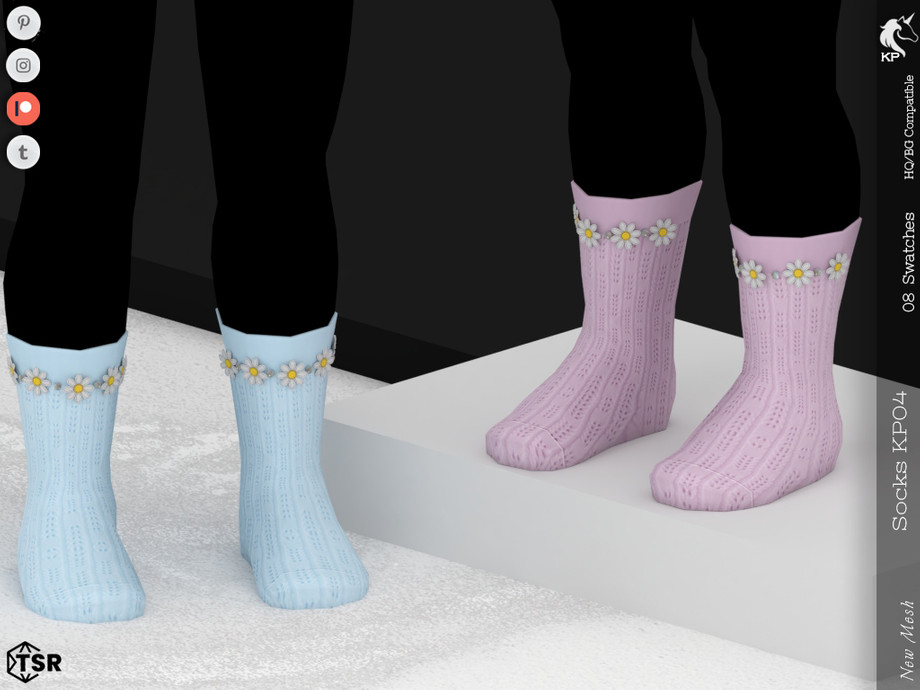 The Sims Resource | Socks KP04- Toddler