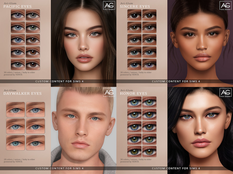 The Sims Resource | Avi-Glam - Daywalker Eyes