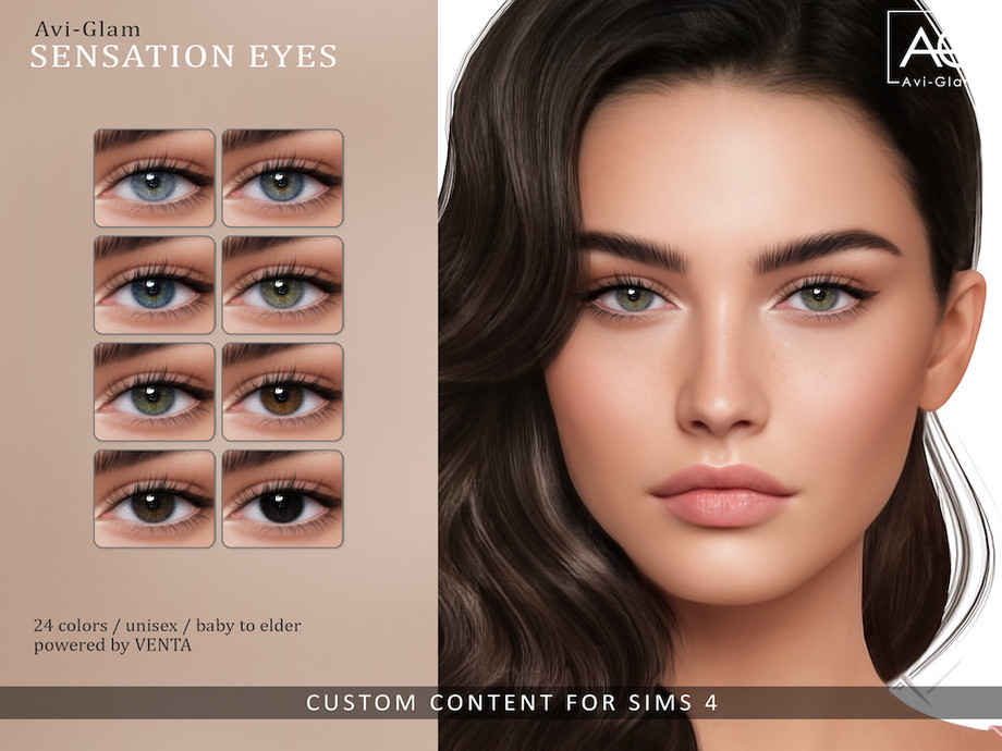 The Sims Resource | Avi-Glam - Sensation Eyes