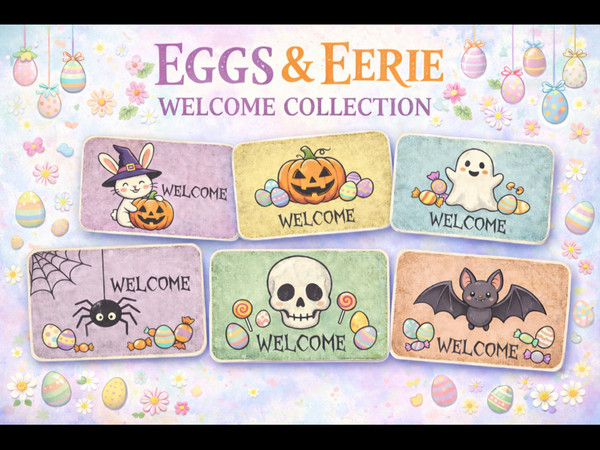The Sims Resource | Eggs & Eerie Welcome Collection