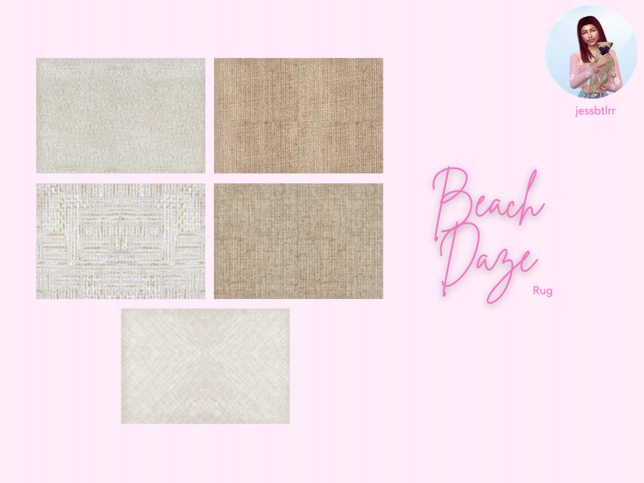 The Sims Resource | Beach Daze Rug