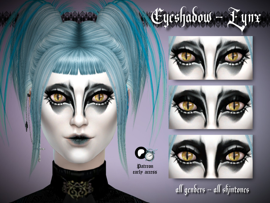 The Sims Resource | Eyeshadow - Lynx [Patreon early access]