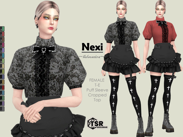The Sims Resource | NEXI - Cropped Top