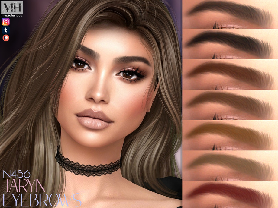 The Sims Resource | Taryn Eyebrows N456