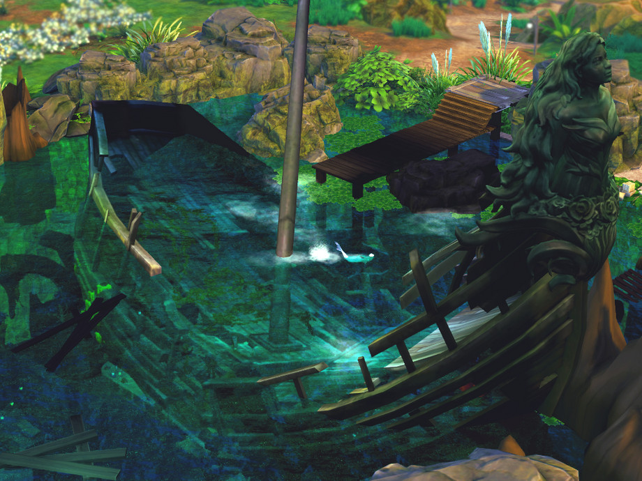 The Sims Resource | Shipwreck 'Sunken Siren'
