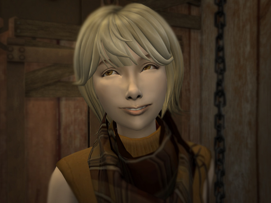 The Sims Resource | Ashley Graham Sitting on a Barrel - Resident Evil 4 ...