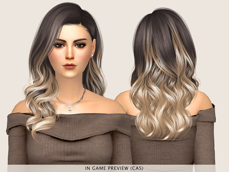 The Sims Resource | Nadine Hairstyle - Style 2