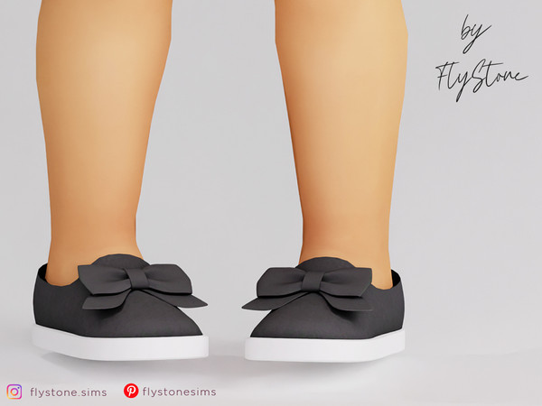 The Sims Resource | Toddler Guipure SlipOns