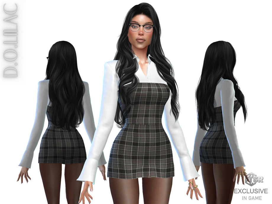 The Sims Resource | Office Siren Dress