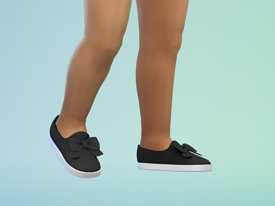 The Sims Resource | Toddler Guipure SlipOns
