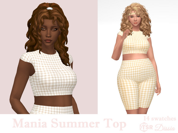 The Sims Resource | Mania Summer Top