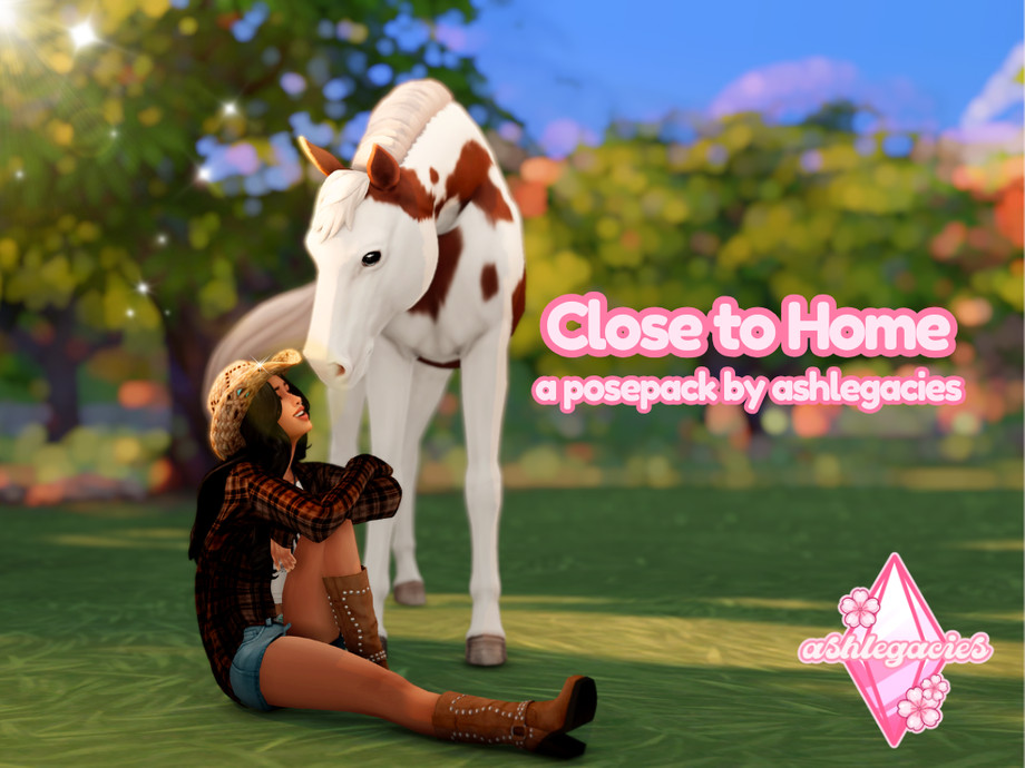 The Sims Resource | Close To Home Posepack