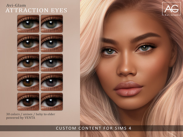 The Sims Resource | Avi-Glam - Attraction Eyes