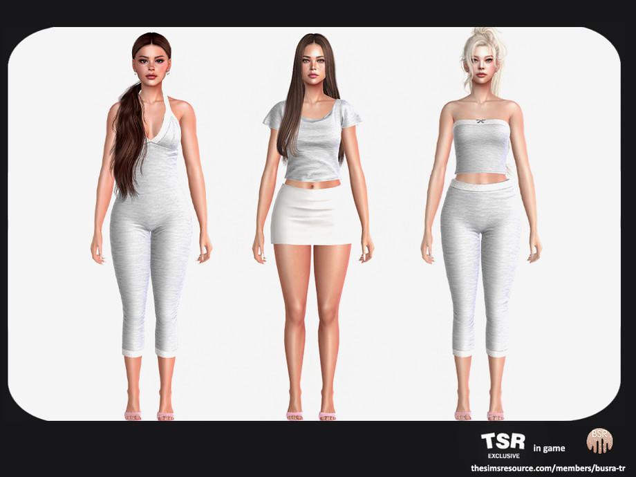 The Sims Resource | SET-Clean Girl Collection