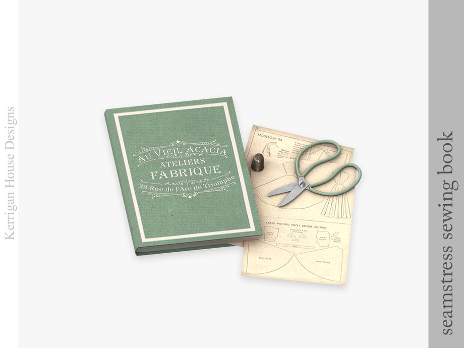 The Sims Resource | Seamstress Sewing Book