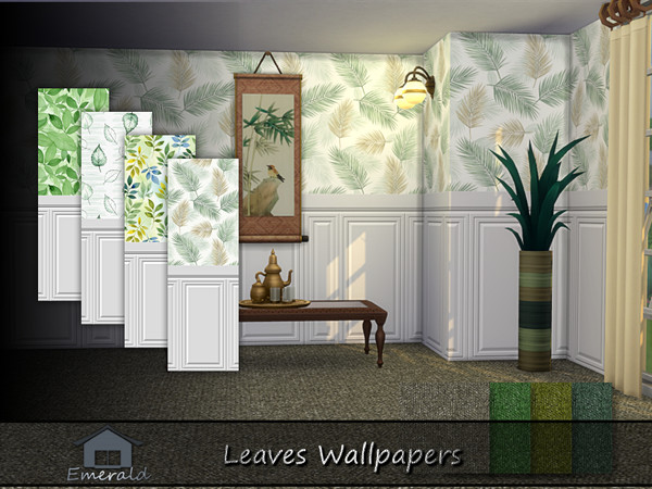 The Sims Resource | Leaves Wallpapers