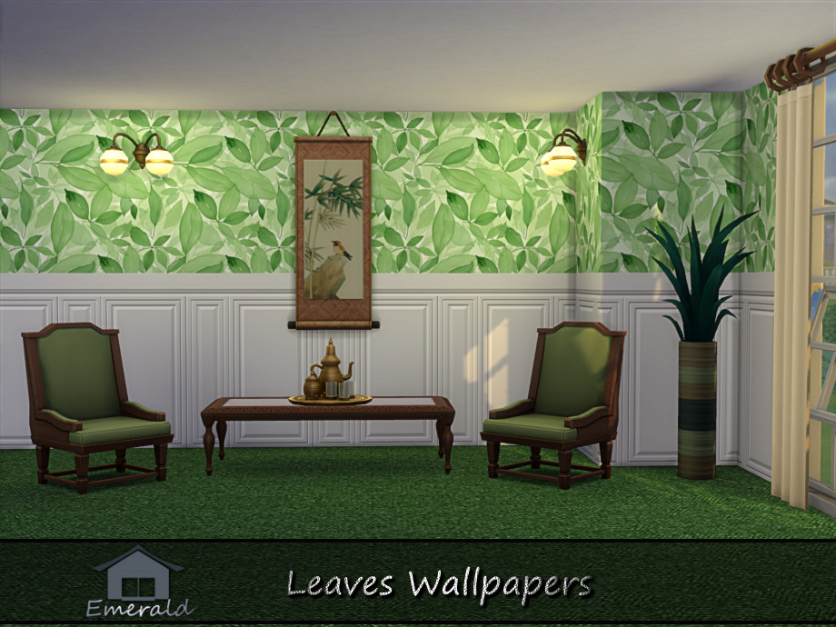 The Sims Resource | Leaves Wallpapers