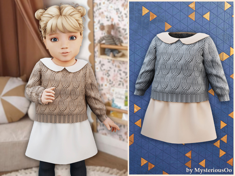 The Sims Resource | Infant - Little willow dress